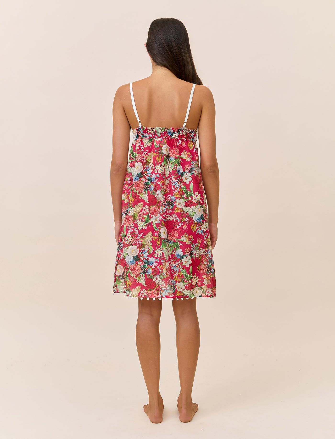 Holly Lace Front Midi Nightie